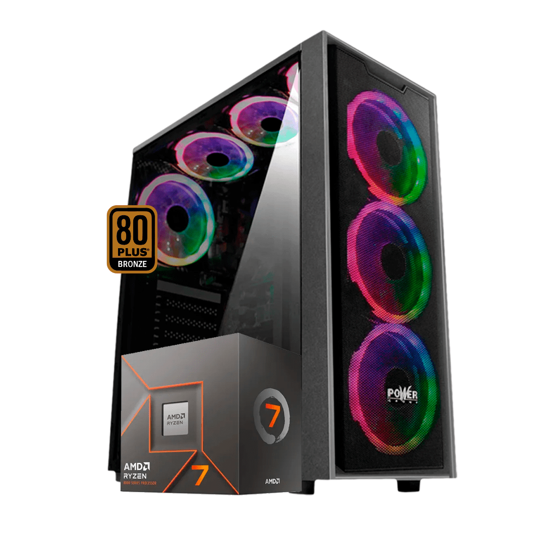 PC Torre Gamer ZEUS Amd Ryzen 7 8700G +B650M+16gb + 512Gb M.2 @pd ...